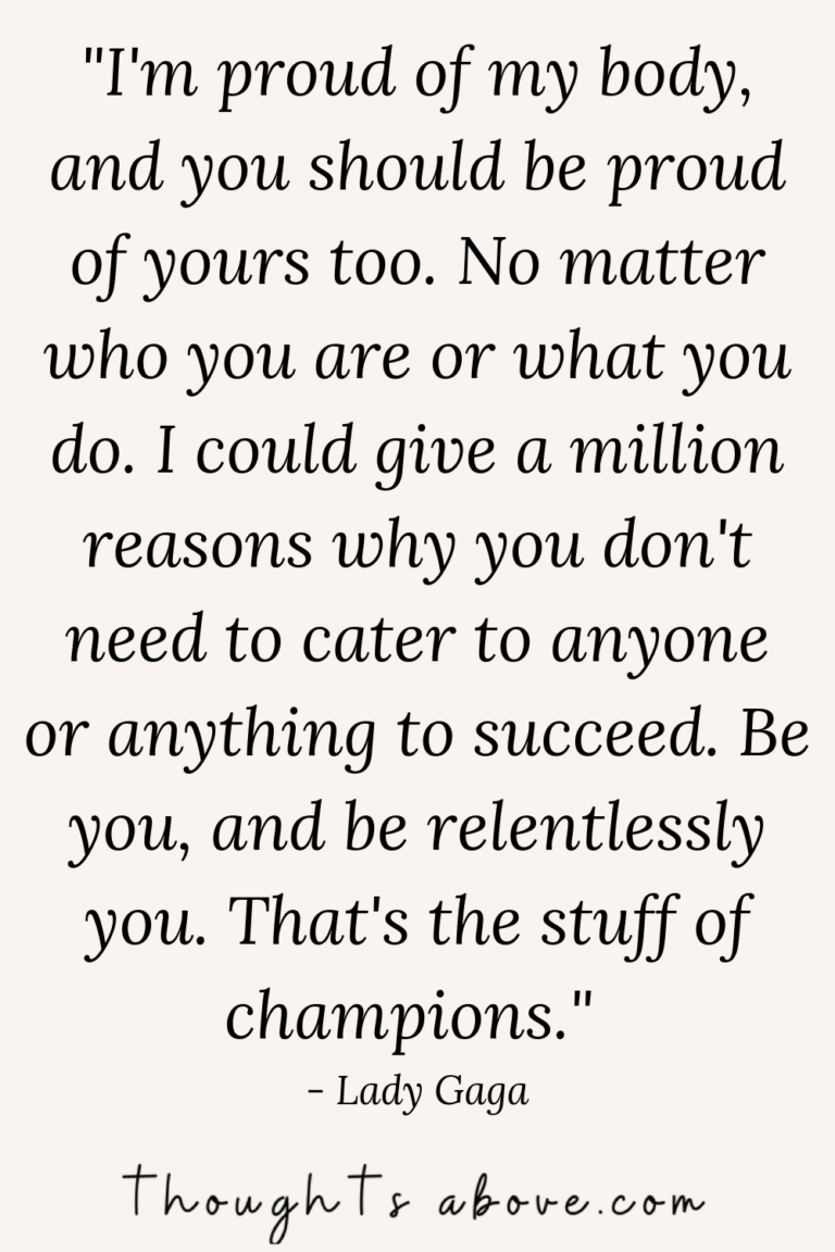 15 Quotes That Will Make You Love Your Body - Thoughts Above